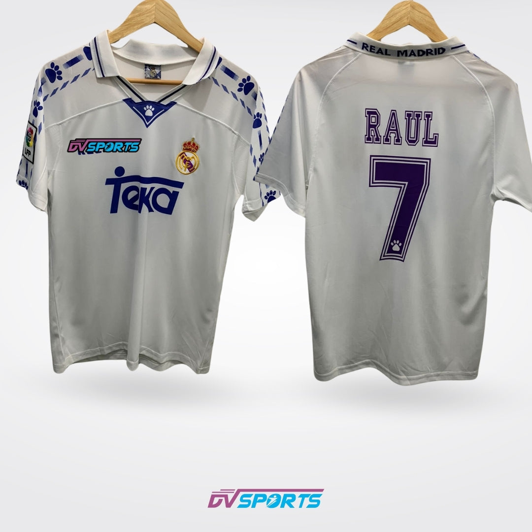 Real Madrid CF Retro 96/97 Casa - Raúl #7 – DV Sports