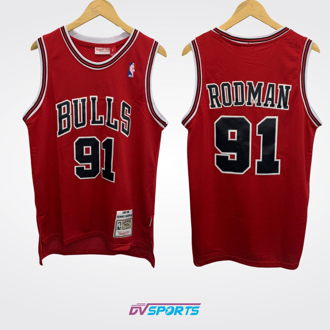 Chicago Bulls NBA - Rodman #91 – DV Sports